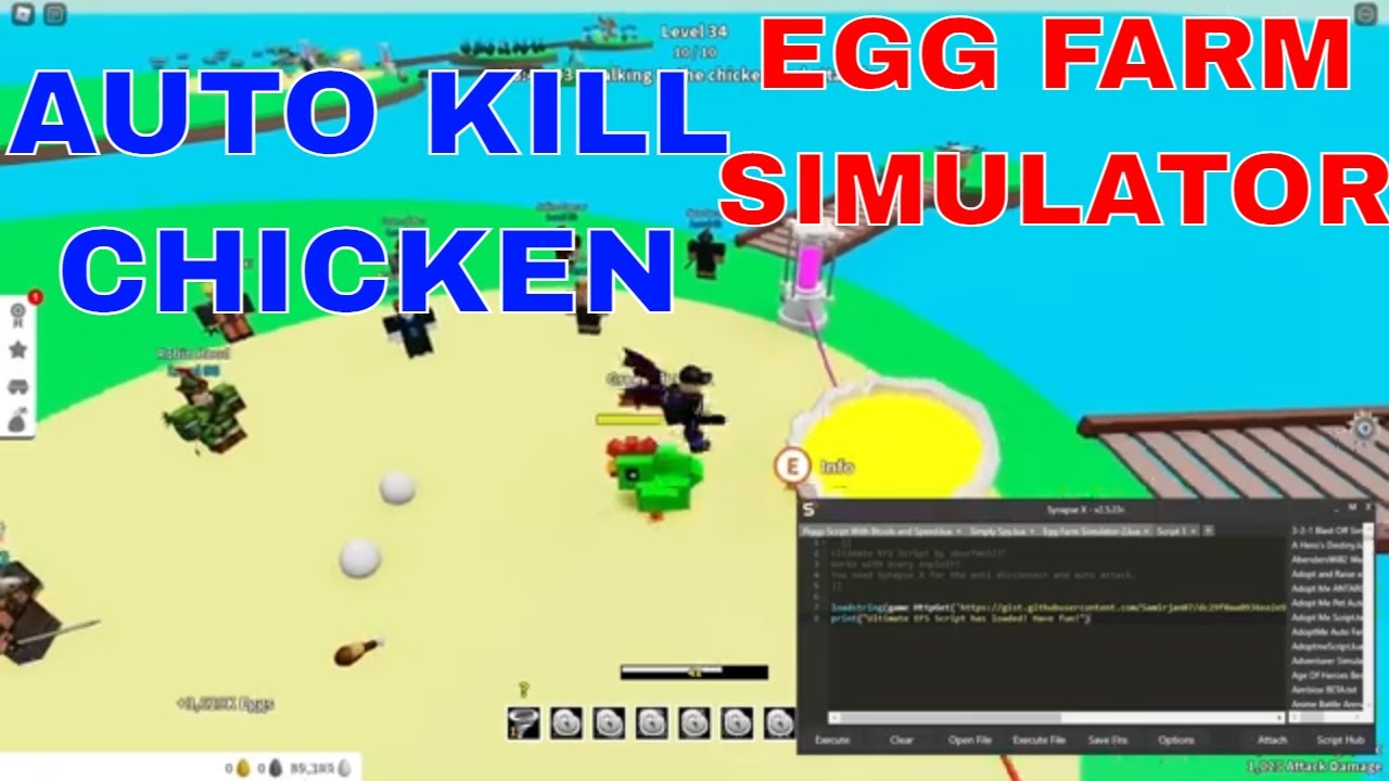 Roblox Egg Farm Simulator Script | Infinite Money | Working | Auto Farm ...