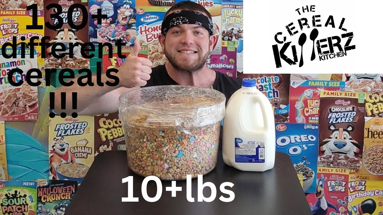 CEREAL BOWL CHALLENGE 10 POUNDS 130 DIFFERENT CEREALS YouTube cereal-bowl-challenge-10-pounds-130-different-cereals-youtube