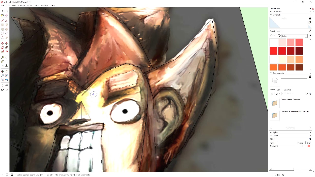 How to press Character from picture in SketchUp - YouTube