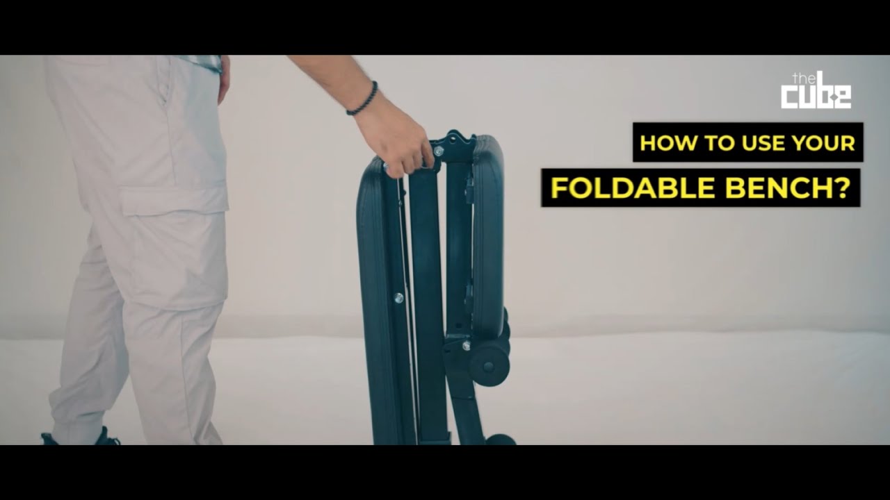 How To Use The Cube Foldable Bench - YouTube