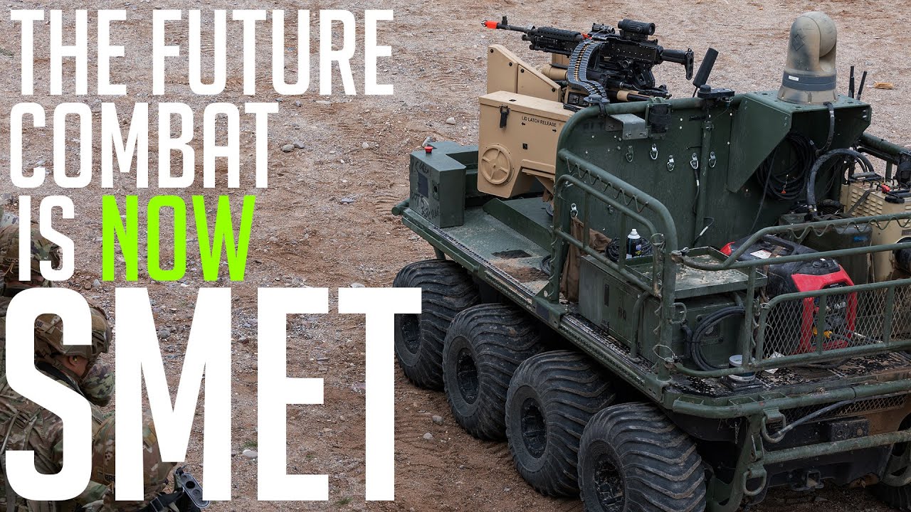 SMET | The Unmanned Gun-Shooting Robot Vehicle In Action - YouTube