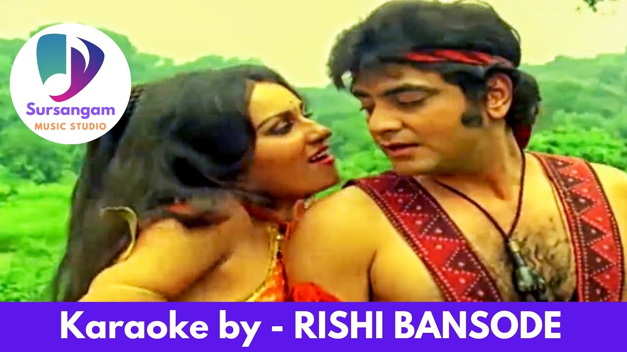 Tere Sang Pyar Main Nahin Todna | Sursangam Scrolling Karaoke | Lata ...