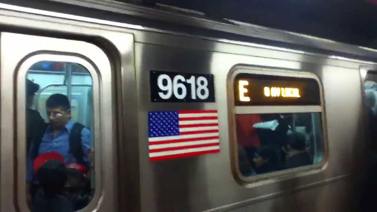 World Trade Center Bound R160 (E) Train Arriving At Lex Ave - YouTube