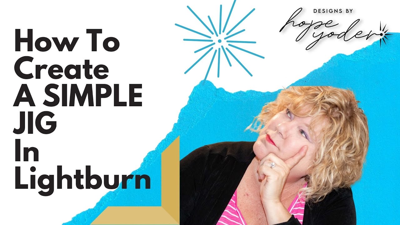 How To Make A Simple Jig Using Lightburn #lightburn #laserengraving # ...