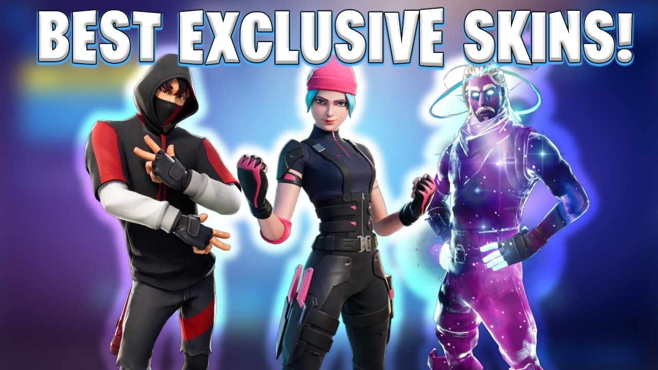Top 10 BEST Exclusive Fortnite Skins of All Time! - YouTube
