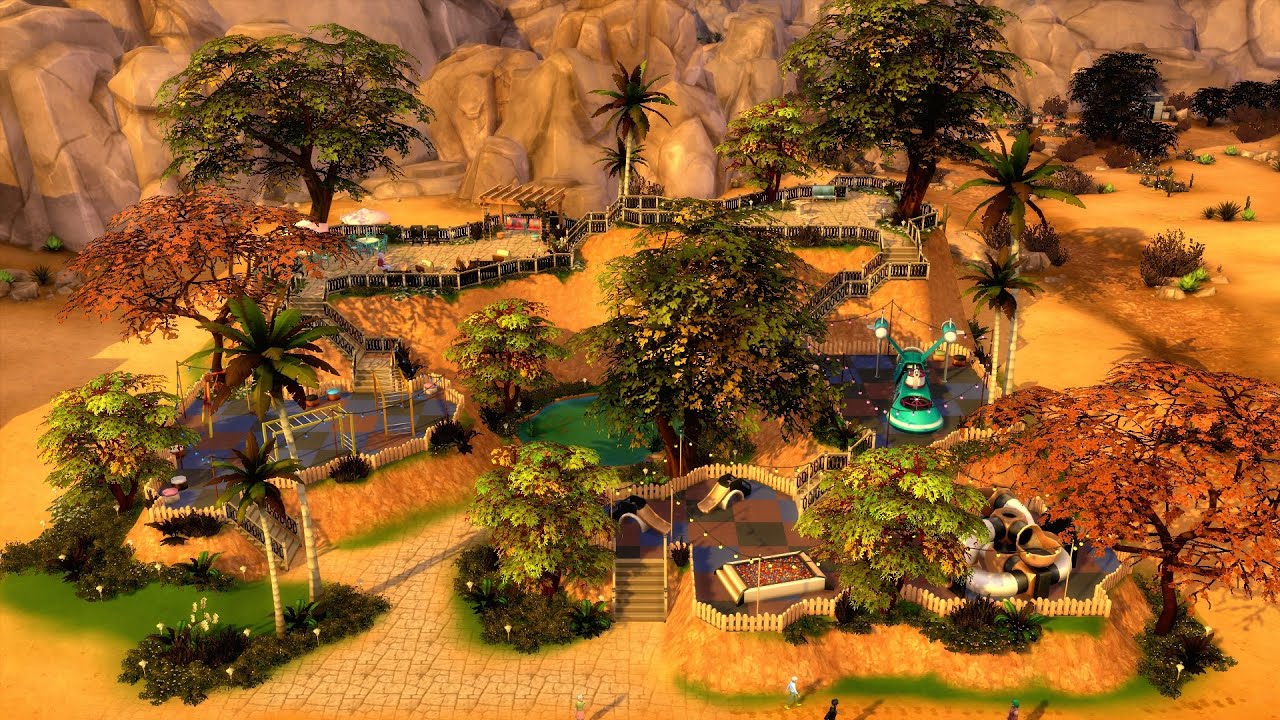 THE SIMS 4 BUILD (DESERT BLOOM RENO) - YouTube