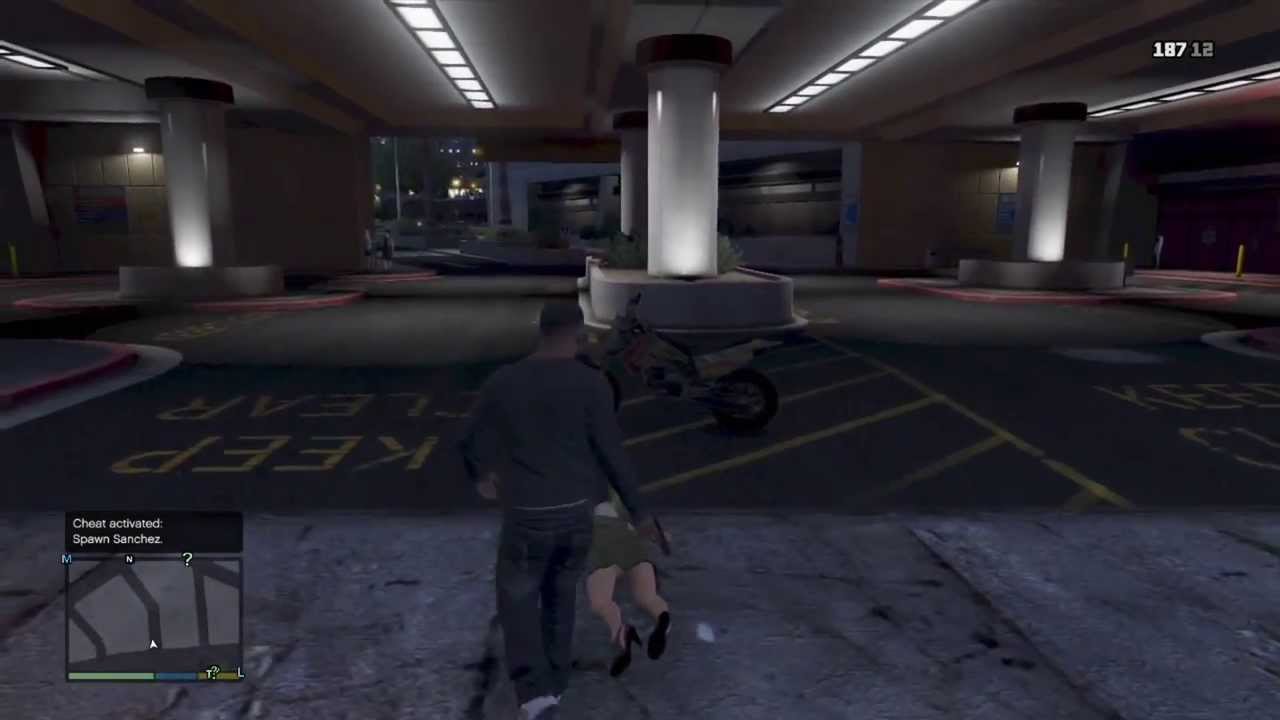 GTA 5 CHEATS - SPAWN SANCHEZ [LEAKED GAMEPLAY] - YouTube