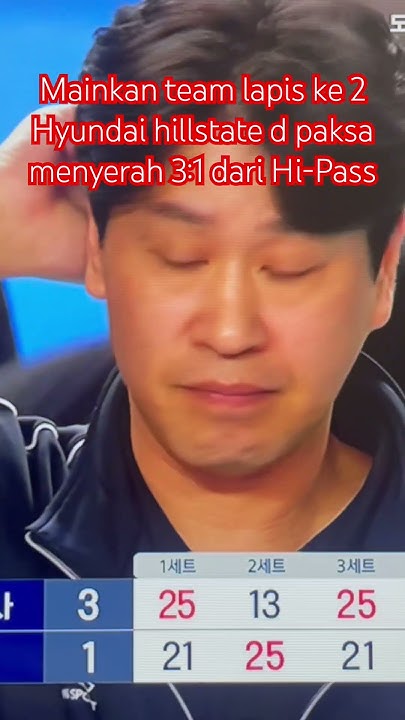 Hyundai hillstate kalah 3:1 dari Hi-pass#hillstate#kovo#vollyputrikorea#v-league - YouTube
