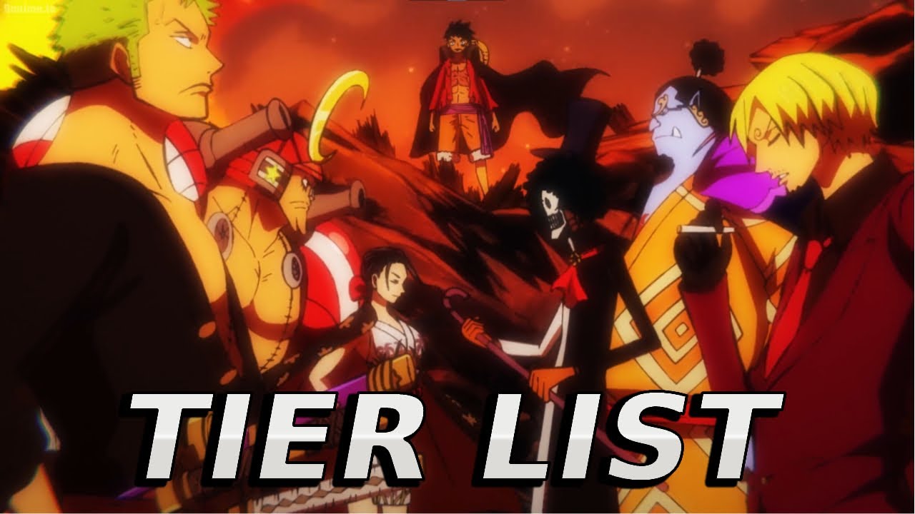 OBJECTIVELY Ranking All One Piece Characters on a Tier List - YouTube