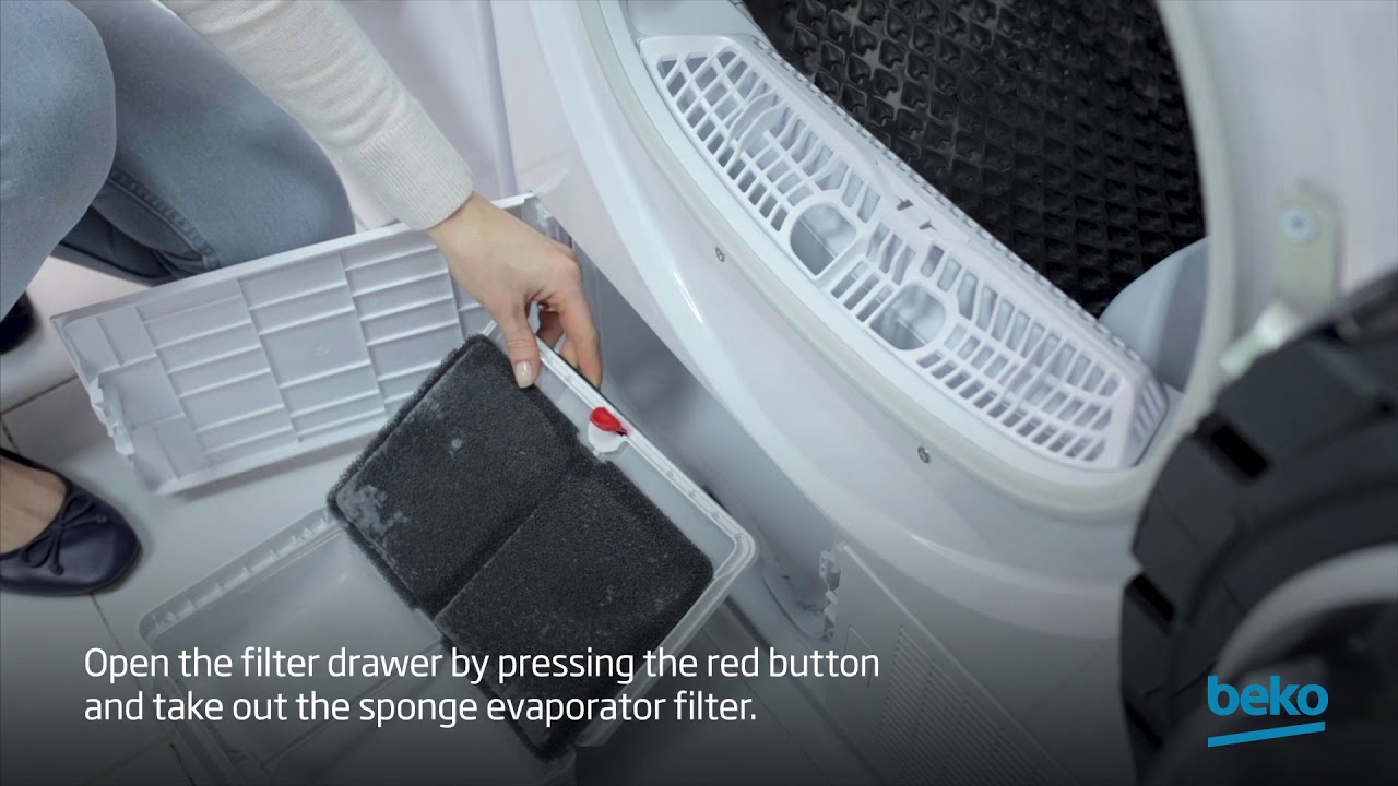How to clean the evaporator filter of my heat pump tumble dryer? | by ...