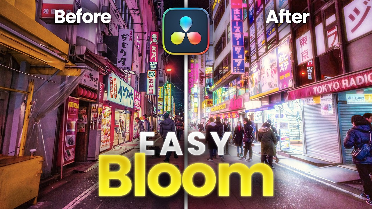 Easy Highlight Bloom Effect in DaVinci Resolve - YouTube