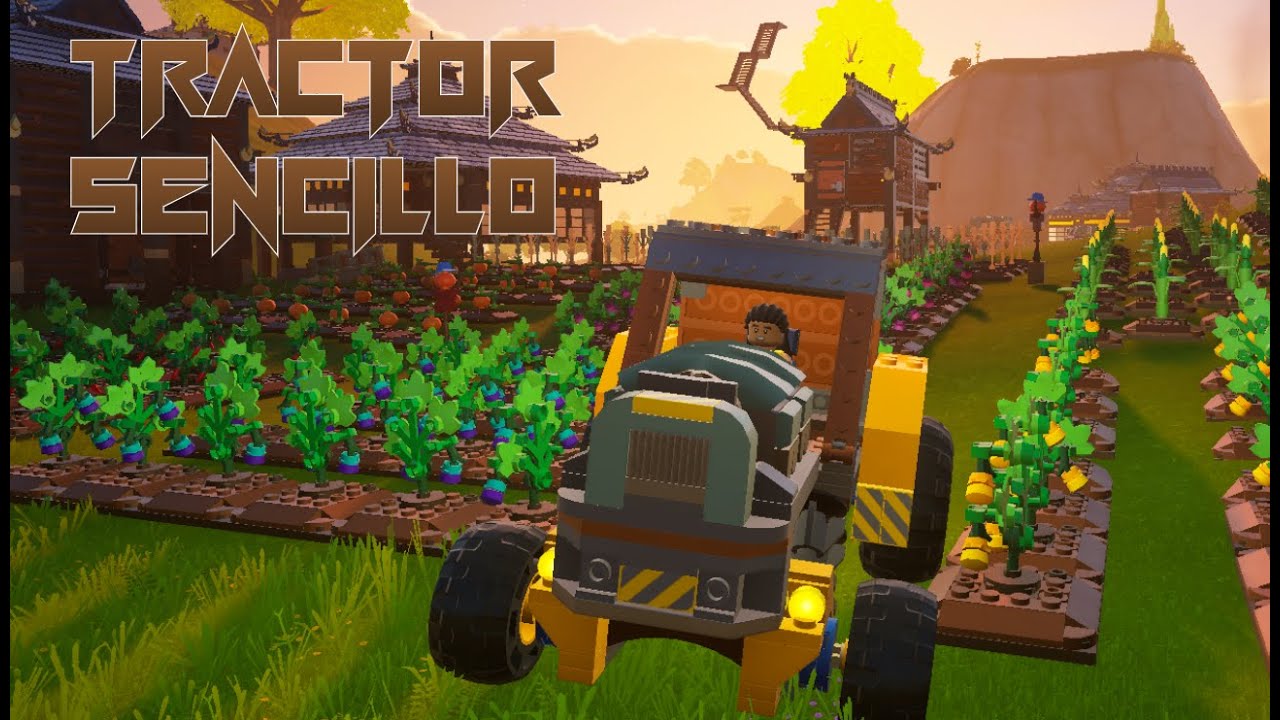 Lego Fortnite Tractor simple - YouTube