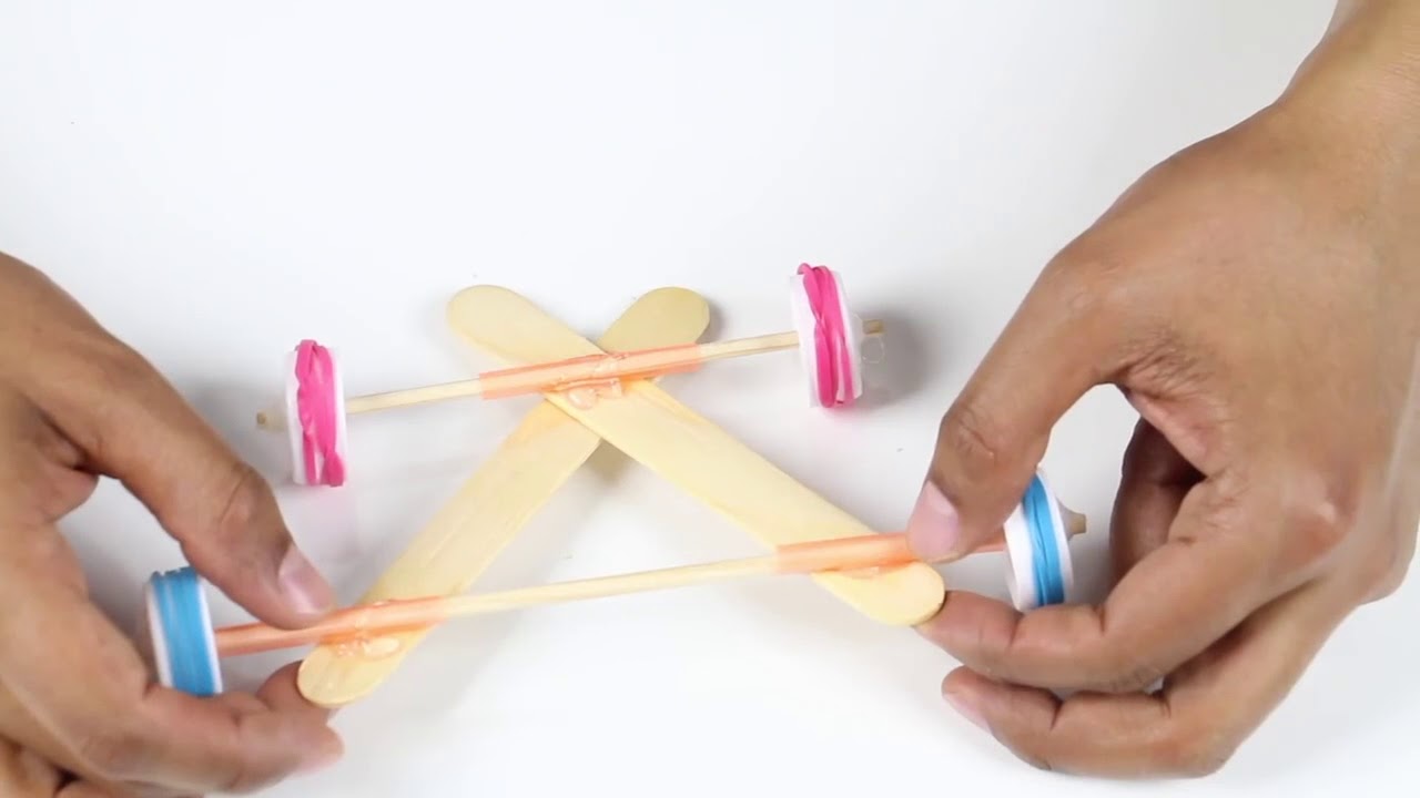 Como hacer un MINI CARRO CASERO │ DIY - YouTube