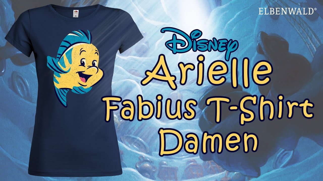 Arielle: Das Fabius T-Shirt für Meerjungfrauen - YouTube