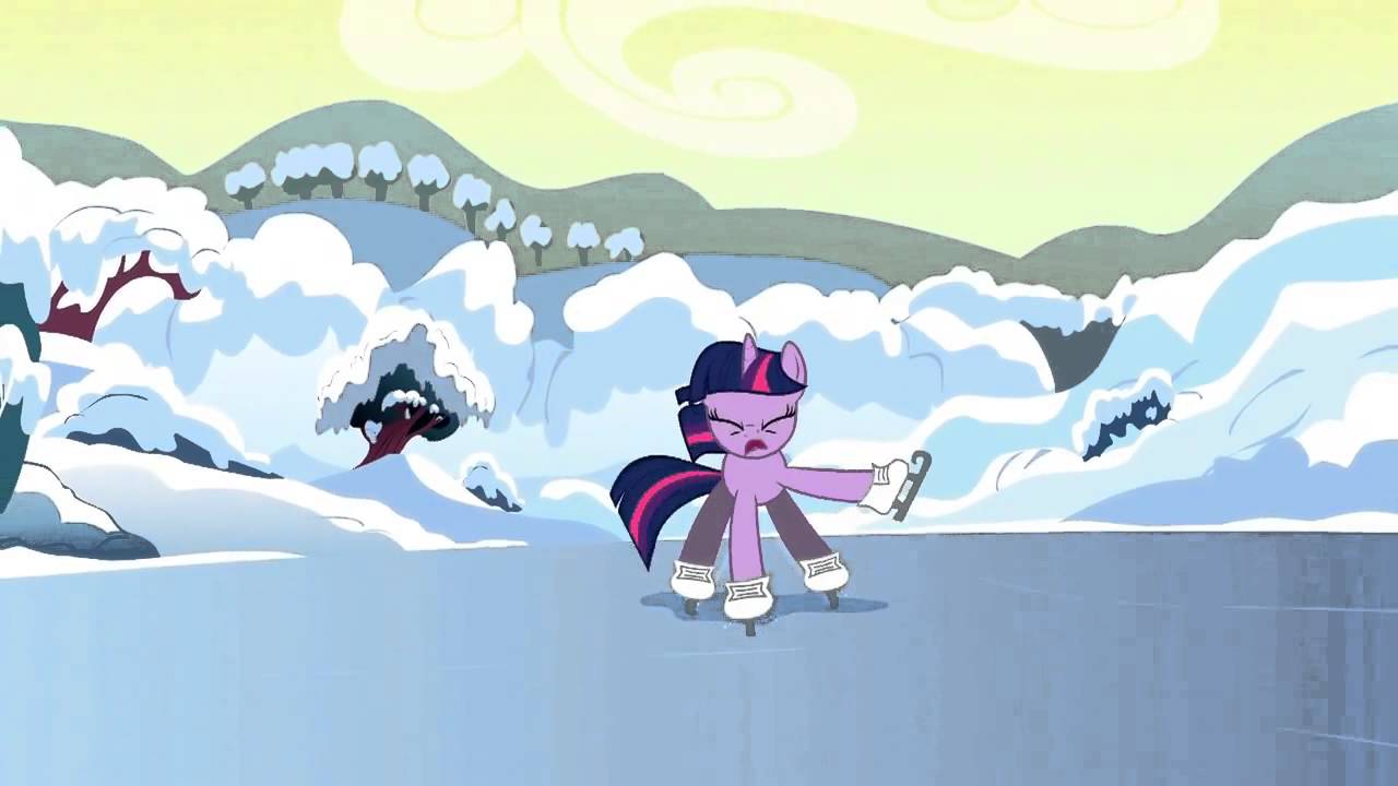 Pinkie Pie Teaches Twilight How To Ice Skate - My Little Pony ...