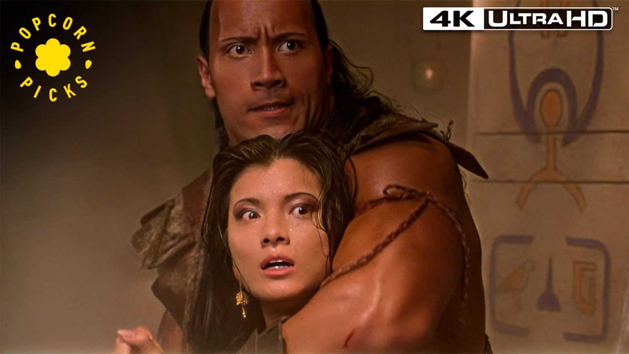 Mathayus Kidnaps the Sorceress (The Rock) | The Scorpion King 4k HDR ...