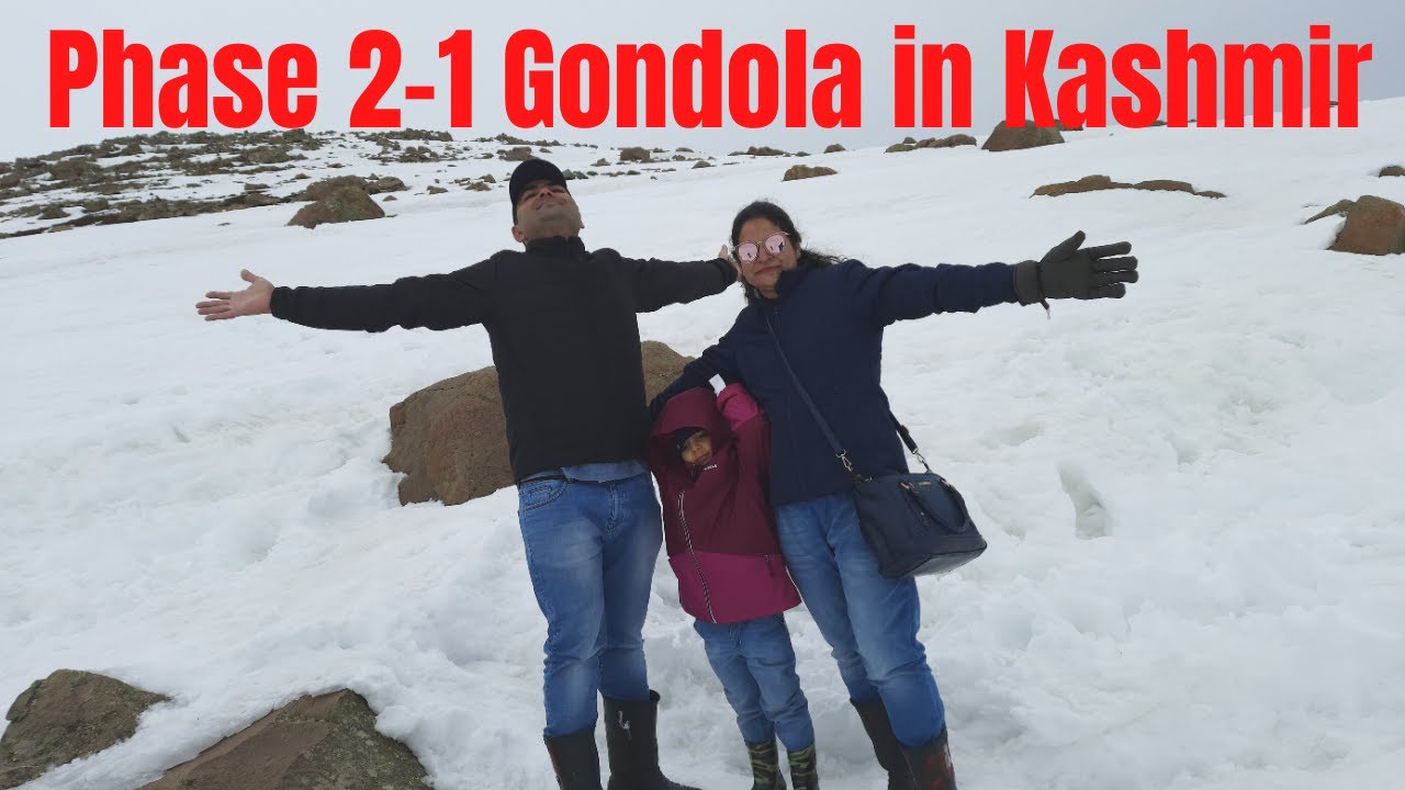 Gondola Phase 2-1 Gulmarg Kashmir India | Kashmir Trip - YouTube