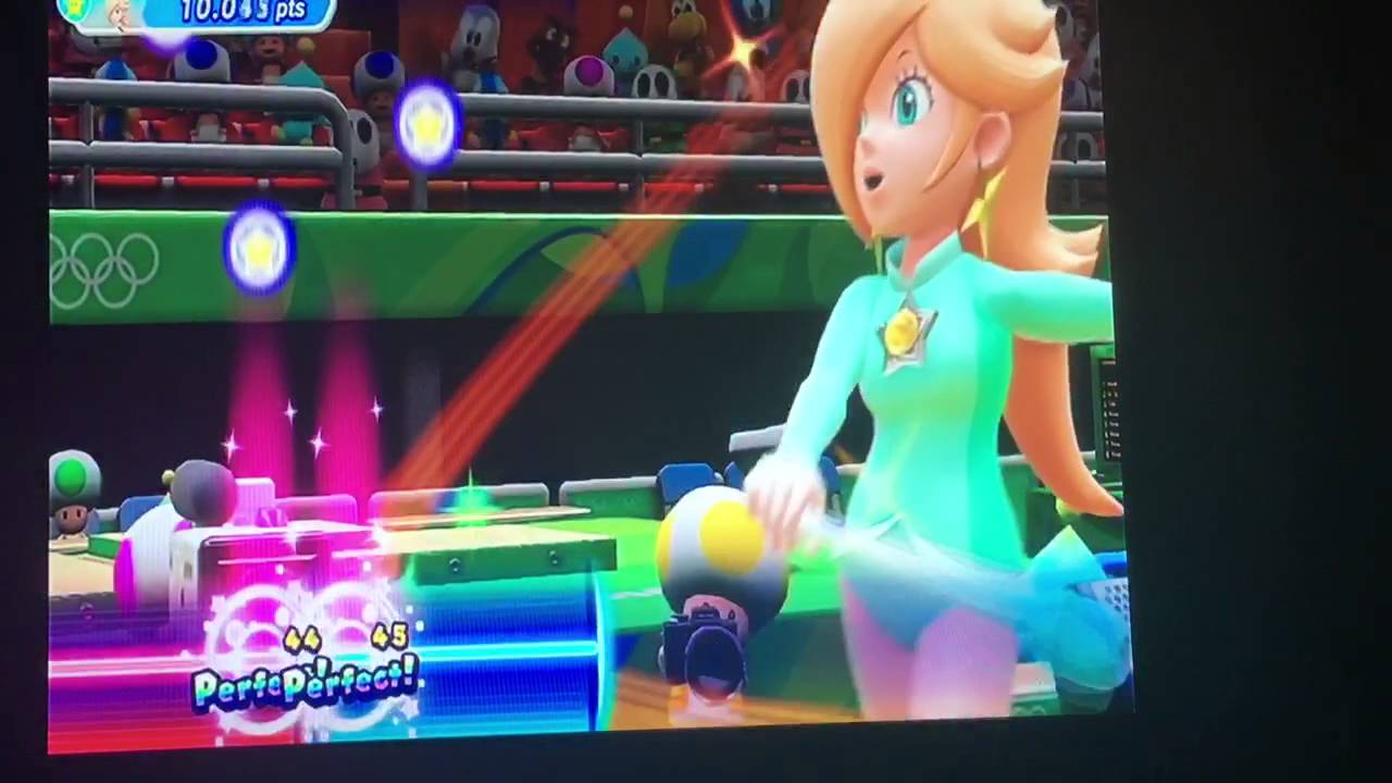 Mario and Sonic at the Rio 2016 Olympic Games- Rhythmic Gymnastics ...