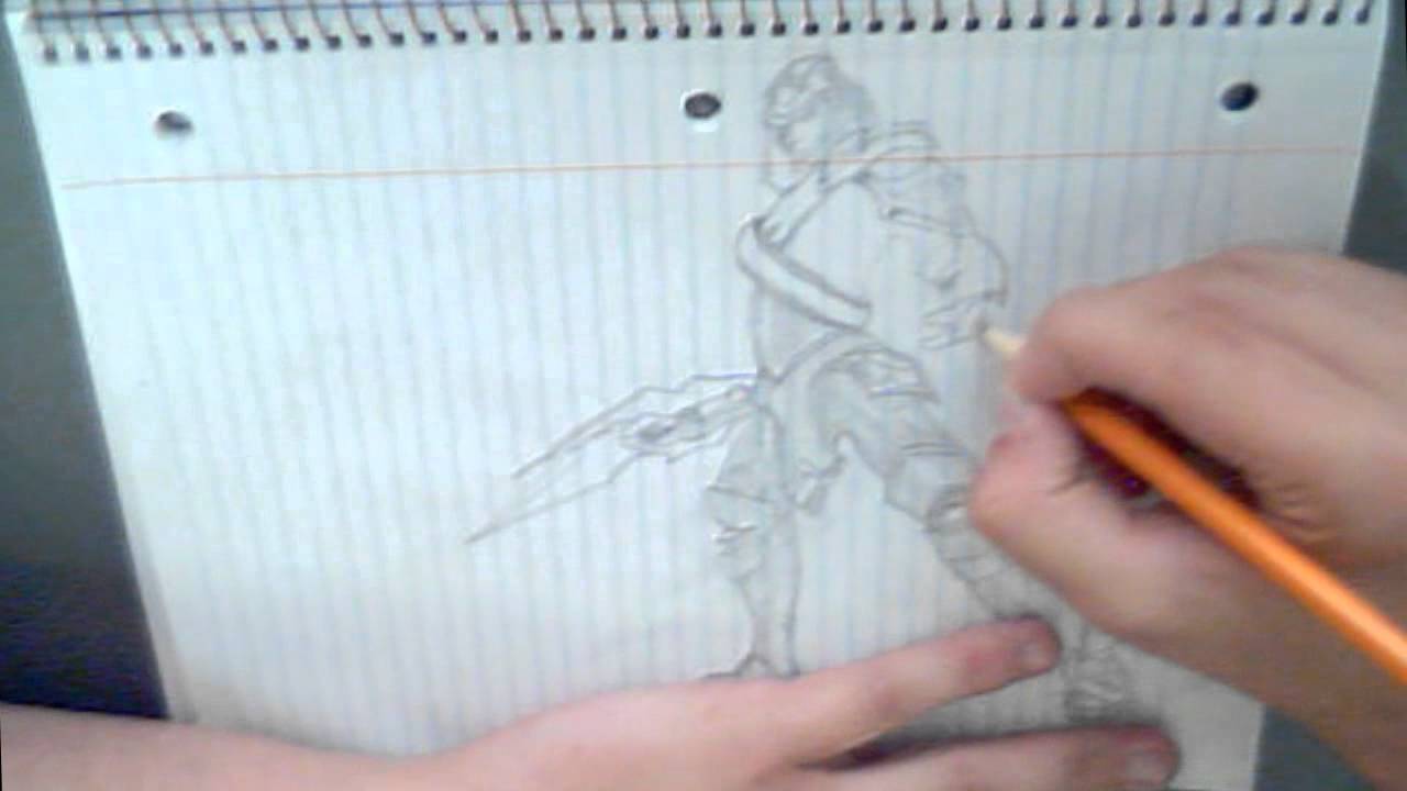 League of Legends - Talon Drawing (Speed Art) - YouTube