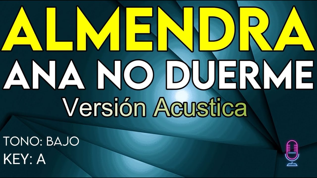 Spinetta (Almendra) - Ana No Duerme - Karaoke Instrumental - Bajo - YouTube