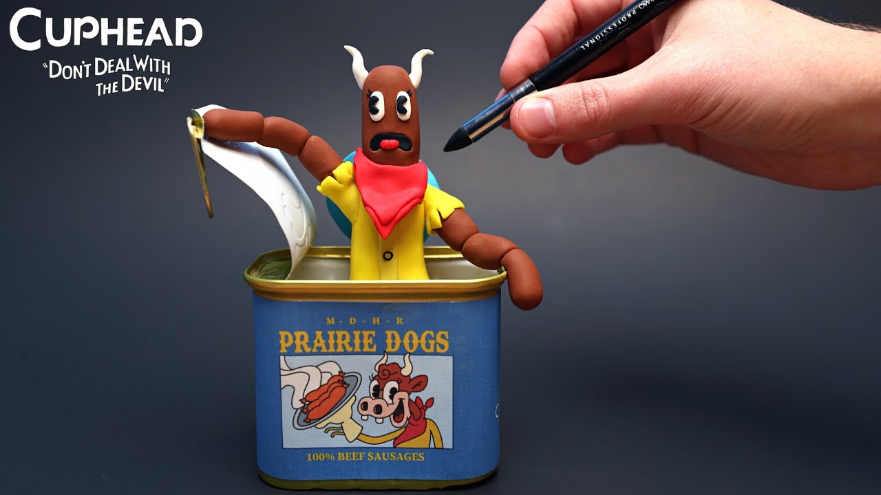 I Turned SPAM Into Esther Winchester From Cuphead DLC - Polymer Clay ...