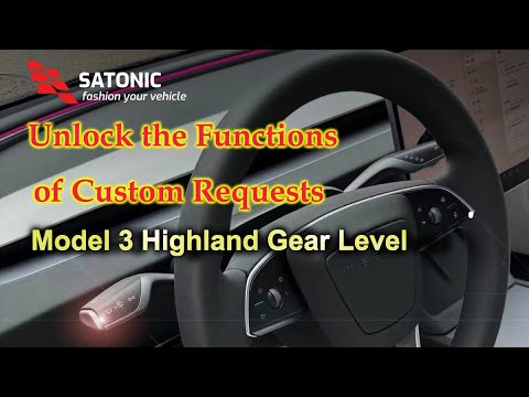Tesla Model 3: The Gear Shifter Custom Functions You Didn't Know About ...