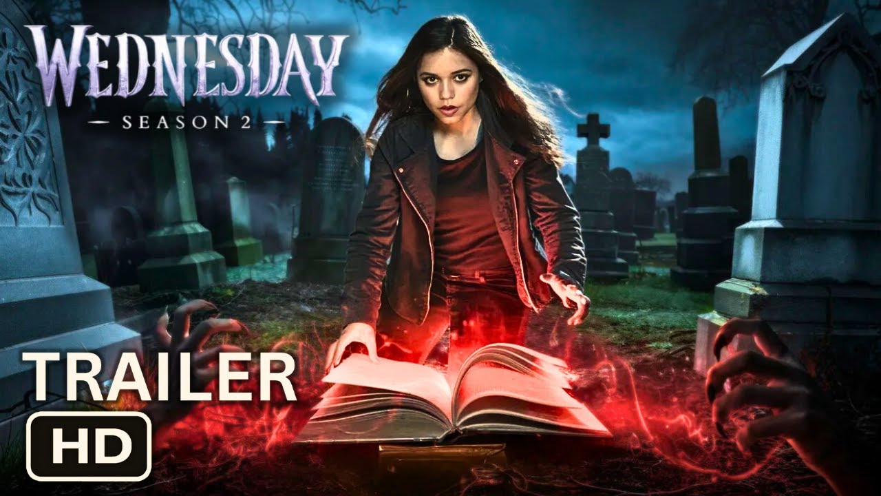 Wednesday : Season 2 (2025) - Official Trailer | Netflix Series - YouTube