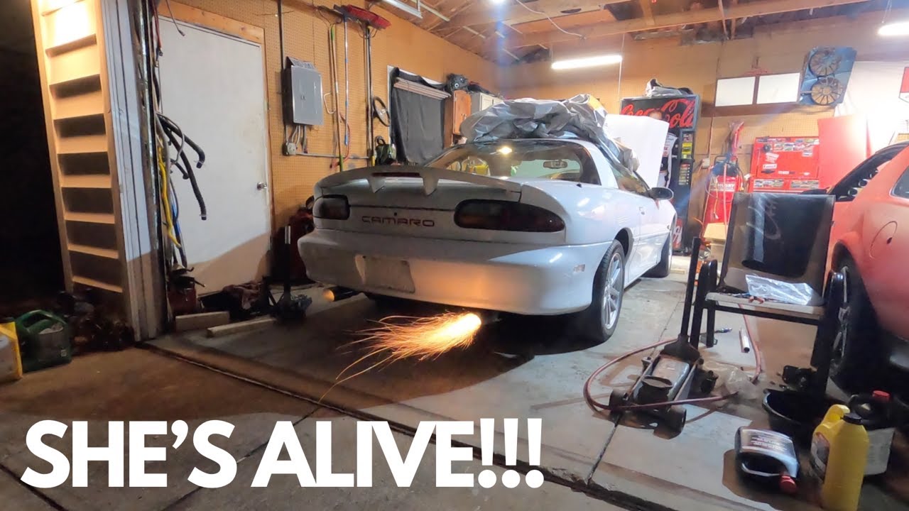 4TH GEN F-BODY CAMARO LS SWAP IS ALIVE!! - YouTube