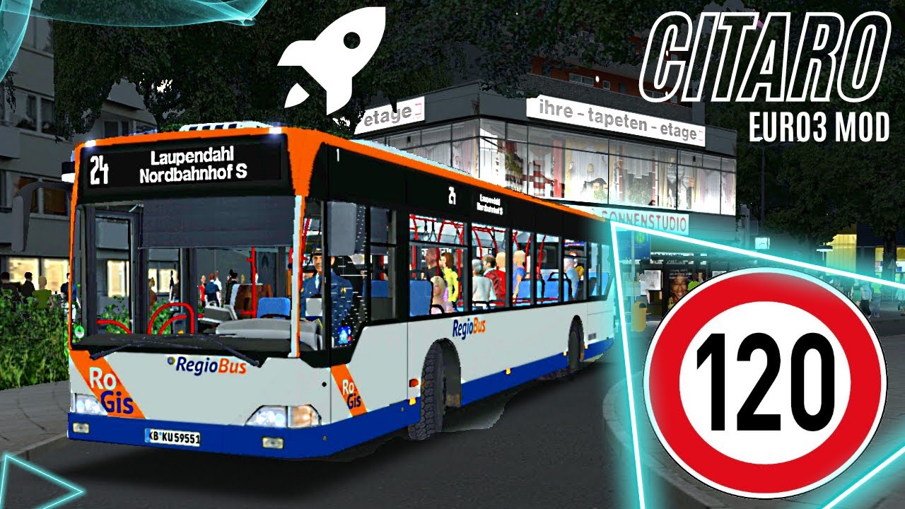 OMSI 2 [60 FPS] - CITARO €3 MOD Rennwagen der ROGIS! - Let's Play Omsi 2 [#834] - YouTube