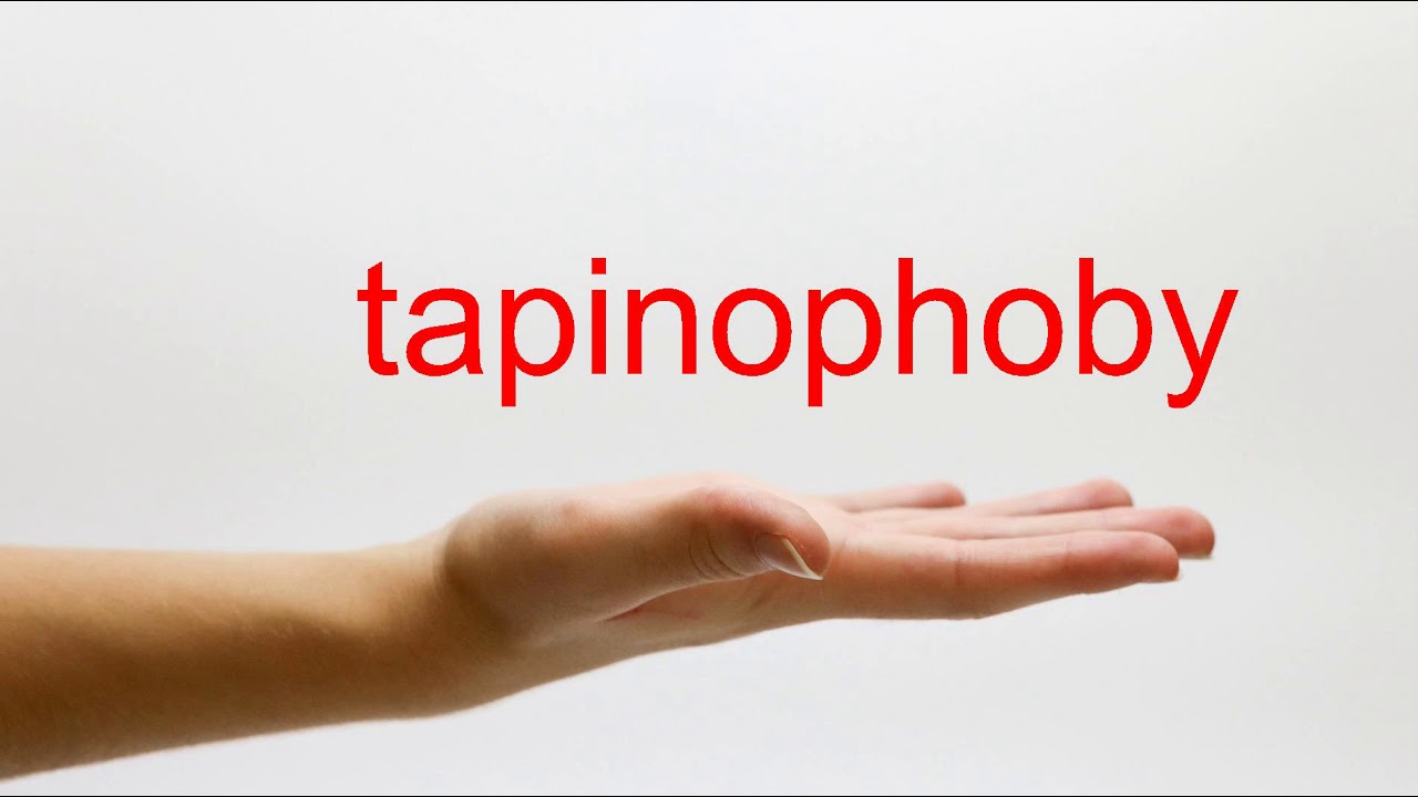 How to Pronounce tapinophoby - American English - YouTube