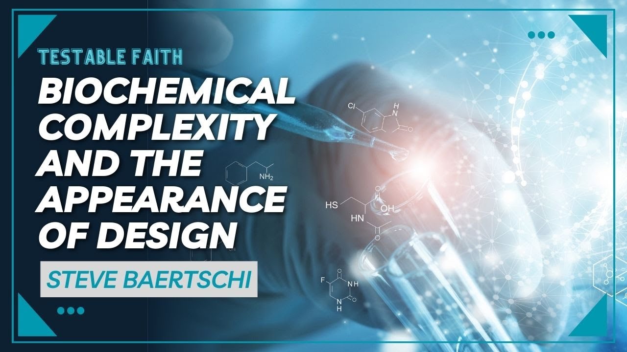Biochemical Complexity and the Appearance of Design - YouTube