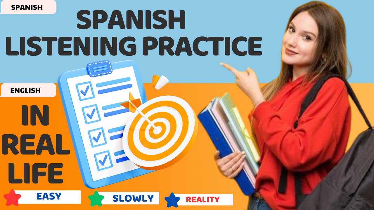 Slow spanish listening practice with Real-Life Situations- Basic ...