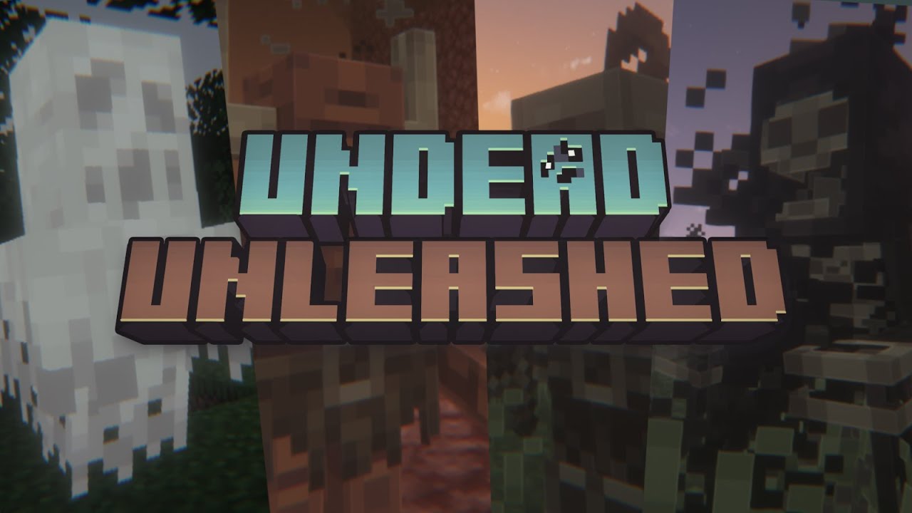 ☠👻💀New Enemies in Minecraft! 💀👻☠ | Undead Unleashed Mod Review Forge 1. ...