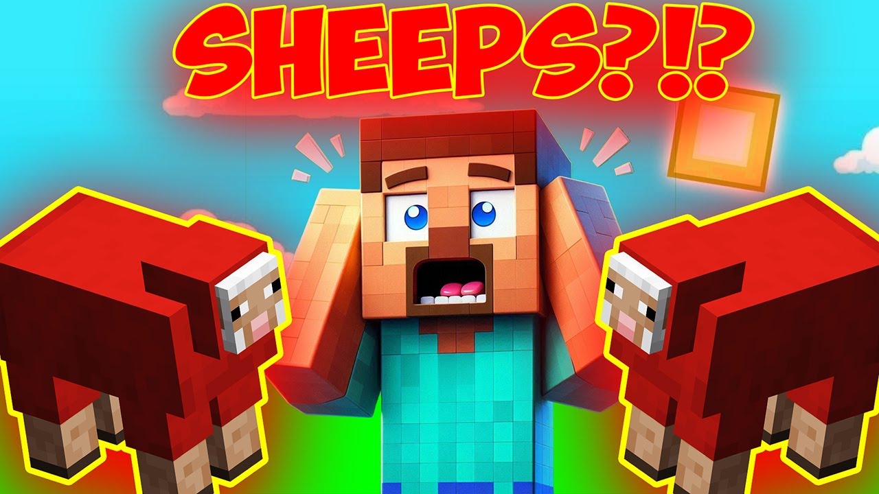 MINECRAFT SHEEPS are now DANGEROUS?!? (Hypixel Sheep Wars) - YouTube