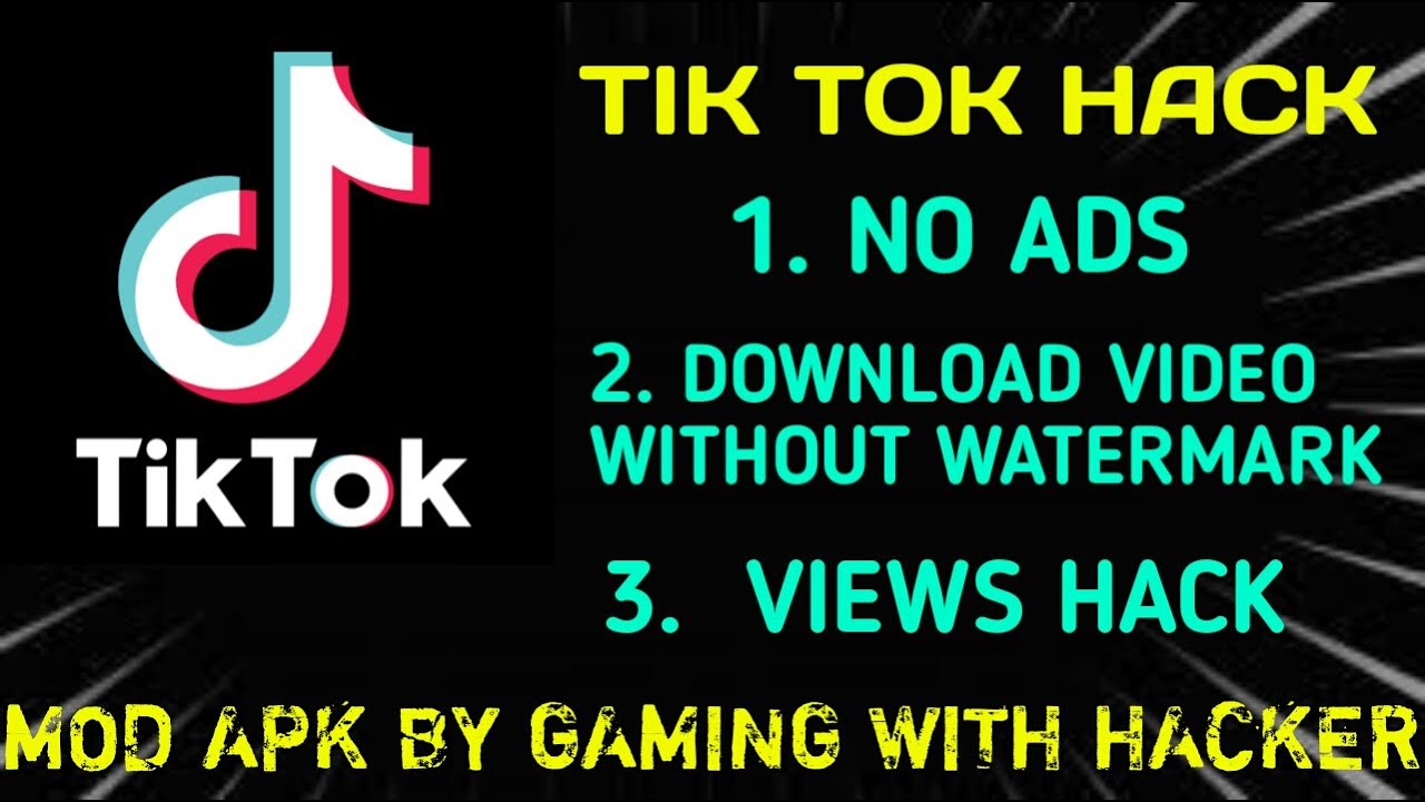 TIK TOK MOD APK//NO ADS,DOWNLOAD VIDEO NO WATERMARK, UNLIMITED VIEWS ...
