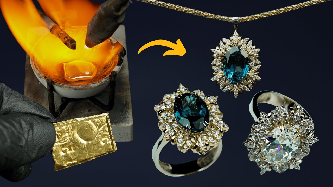 Art of Jewelry Making Step-by-Step Goldsmith Process - YouTube