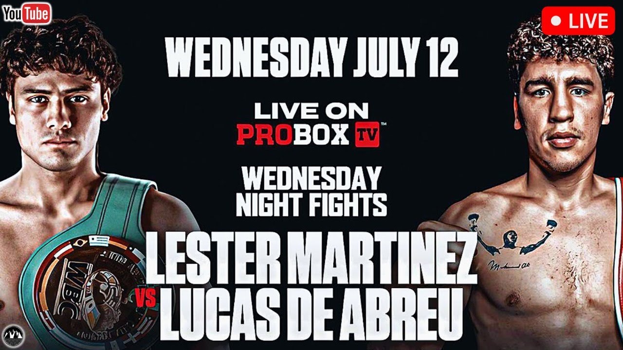 Wednesday Night Fights: Martinez vs. de Abreu | LIVE STREAM | BOXING ...