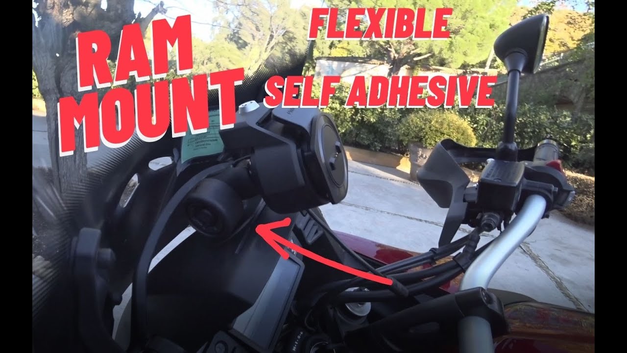 SELF ADHESIVE RAM MOUNT - YouTube