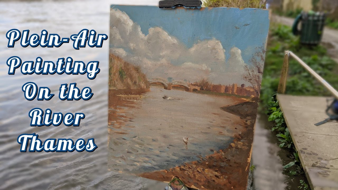 Painting a Rowing Race on the River Thames | Barnes London | Plein-Air ...