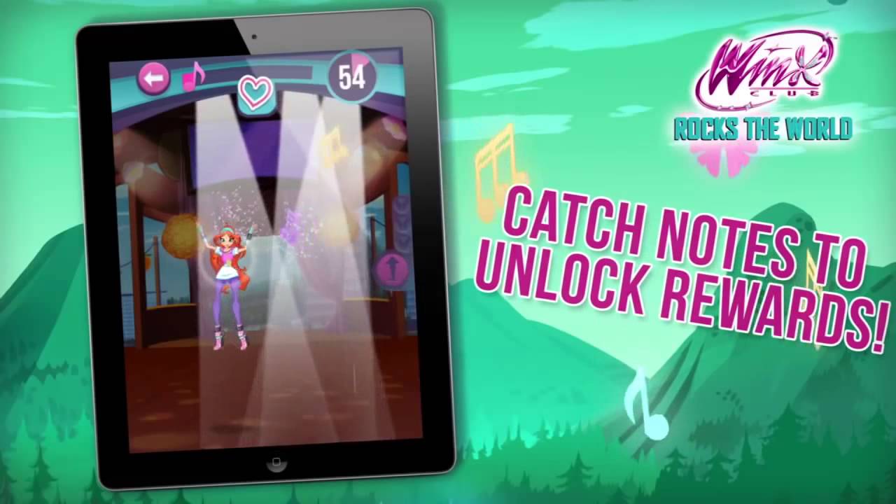 Winx Club Rocks the World App for iPhone, iPad and iPod touch - YouTube
