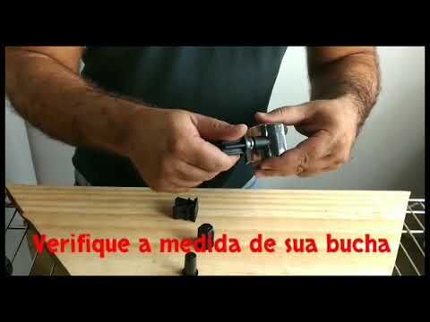 Rodízio Cromado Para Cadeira Pino 10mm Utilizando a Bucha