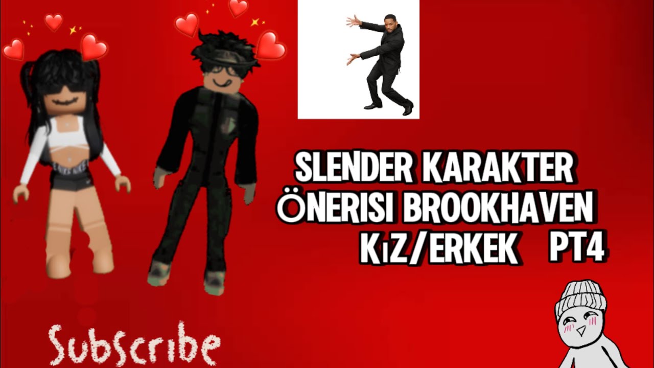 SLENDER KARAKTER ÖNERİSİ | BROOKHAVEN | KIZ ,ERKEK 🤗🤩🥰 - YouTube