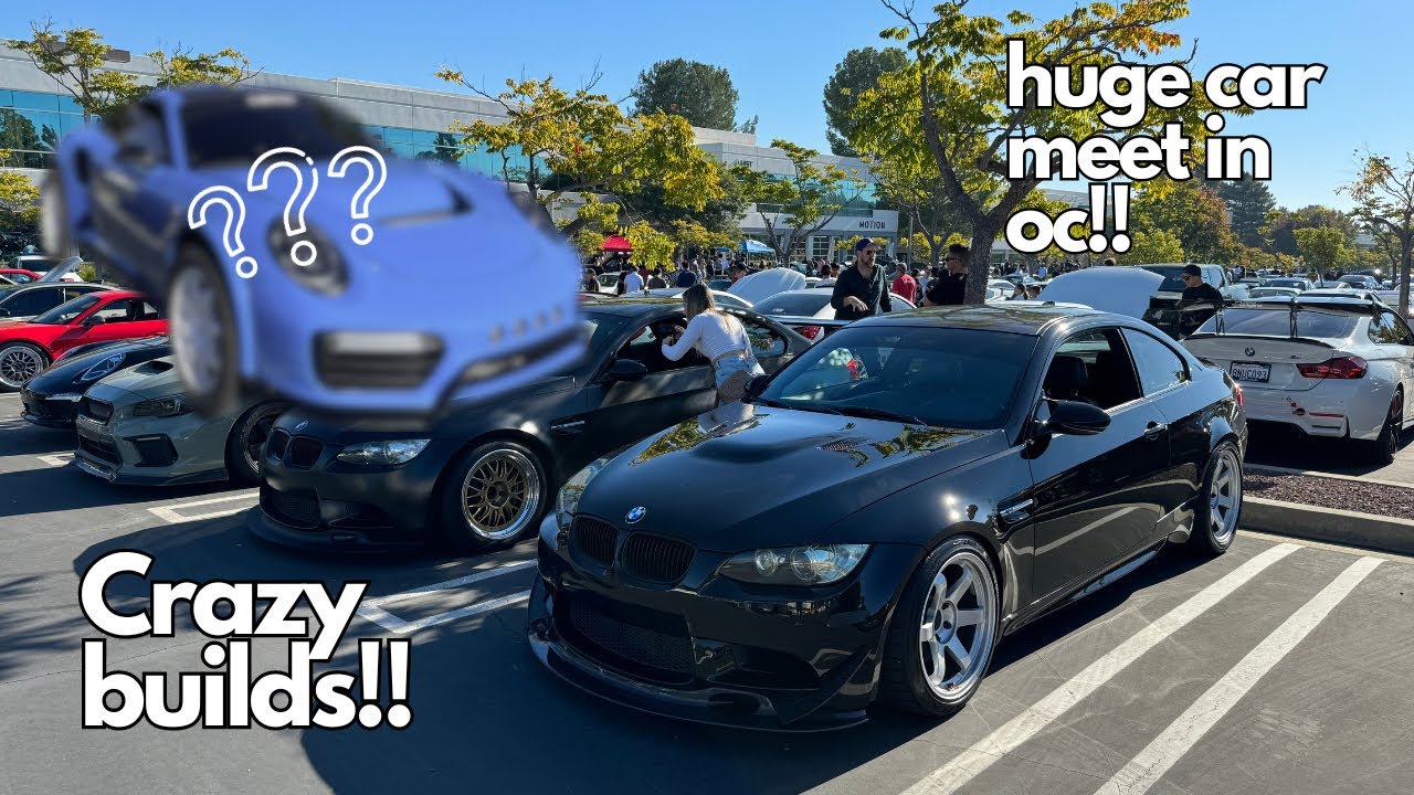 Crazy car meet in OC + Sunday with me!! - YouTube