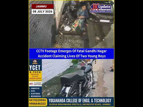 CCTV Footage Emerges Of Fatal Gandhi Nagar Accident Claiming Lives Of Two Young Boys
