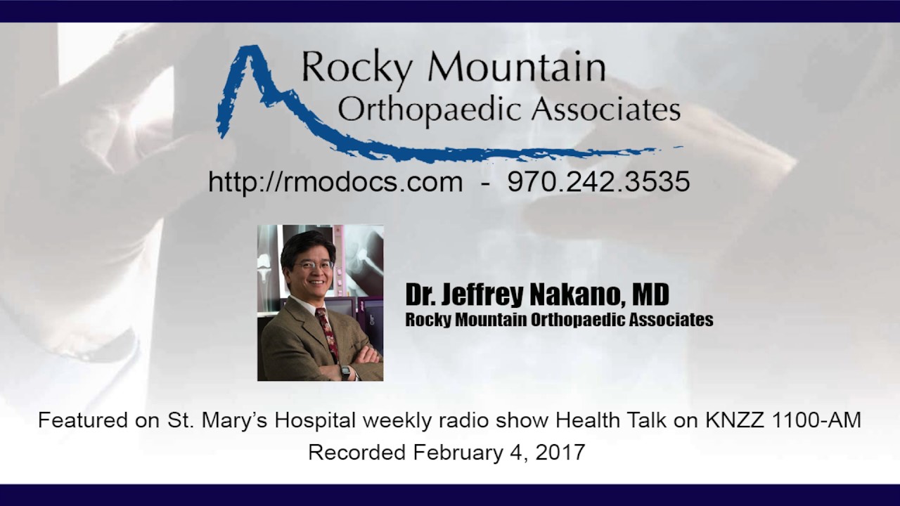 RMOA Health Talk Dr Jeffrey Nakano Segment 2 - YouTube