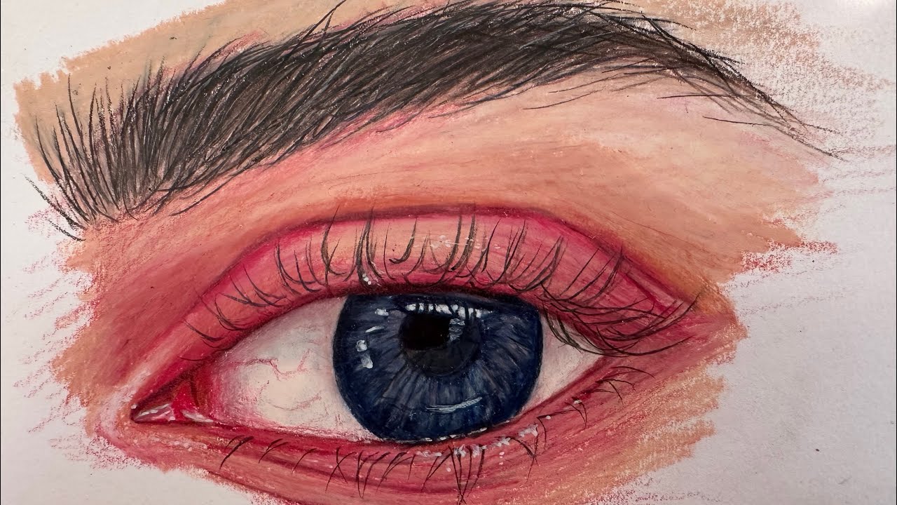 How to draw a hyperrealistic eye, tutorial / Jak narysować realistyczne ...