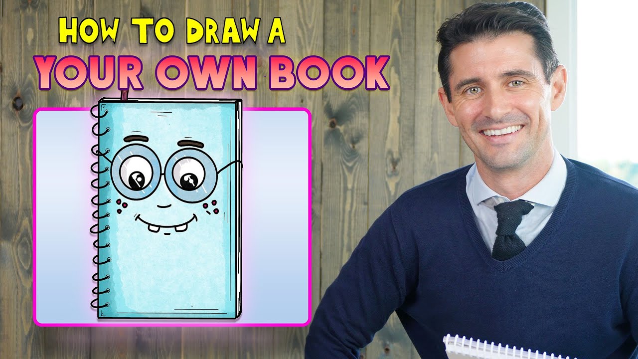 How to Draw a Magic Book - Easy Step by Step Drawing for Kids | Fun ...