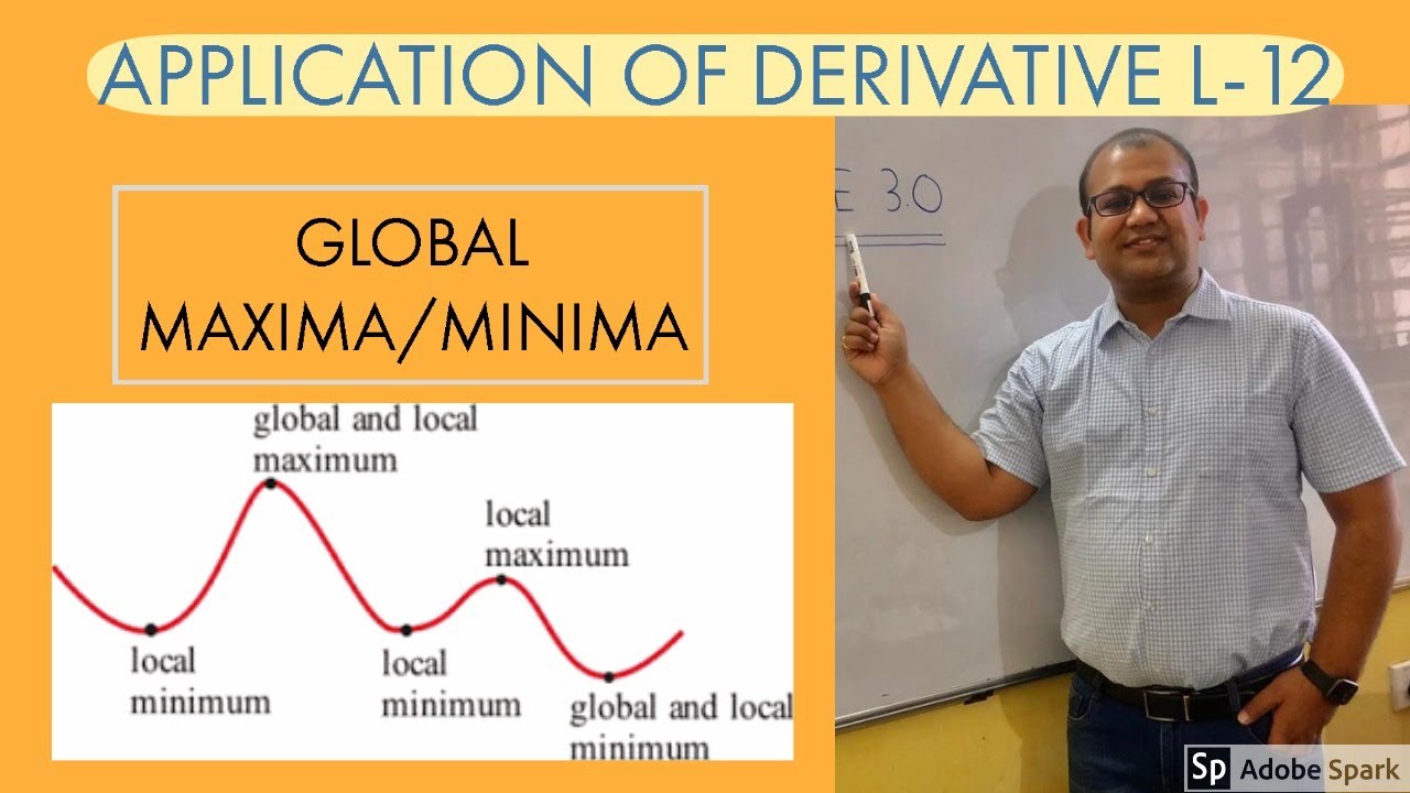 JEE II APPLICATION OF DERIVATIVE L-12 II GLOBAL MAXIMA-MINIMA II ...