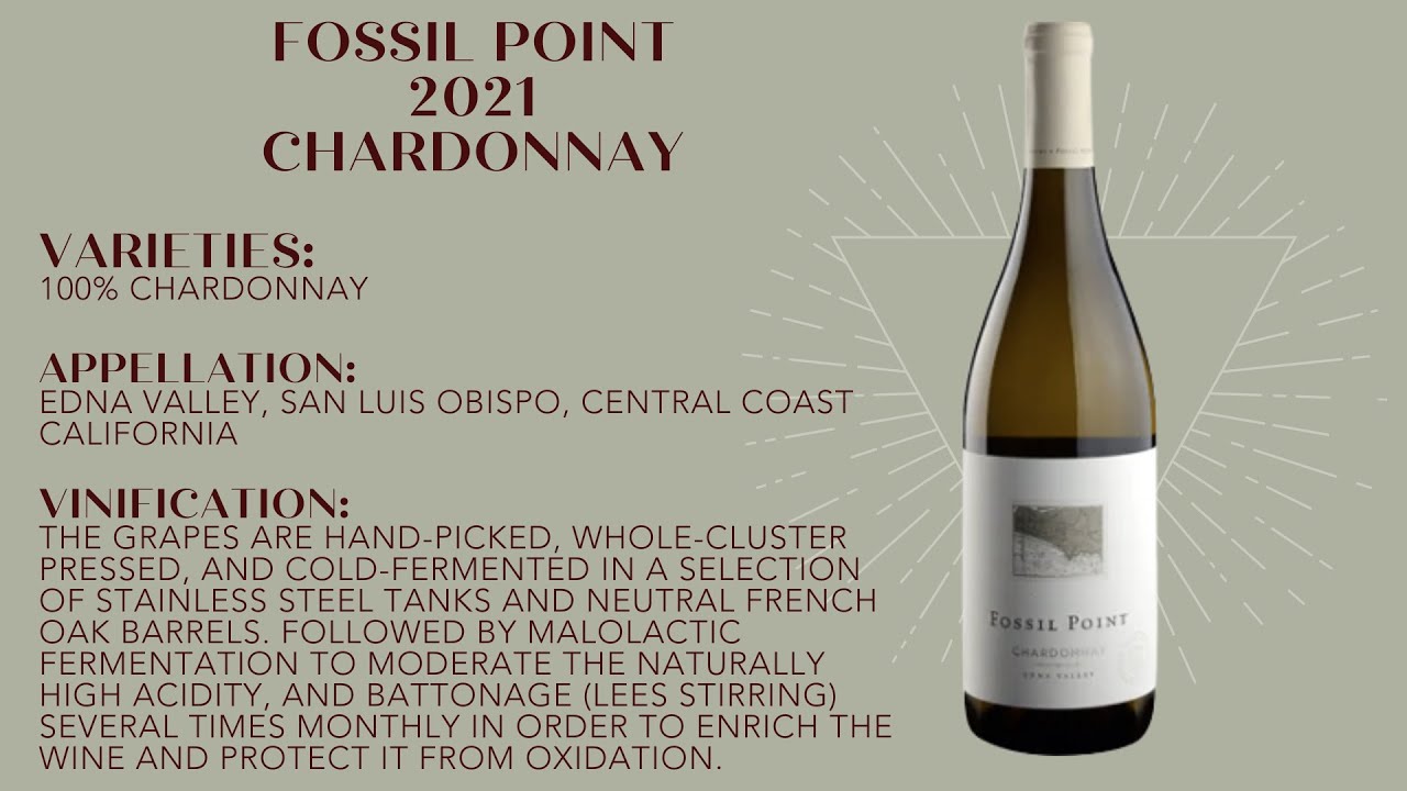 WINECULT Bottle Breakdown - Fossil Point 2021 Chardonnay - YouTube