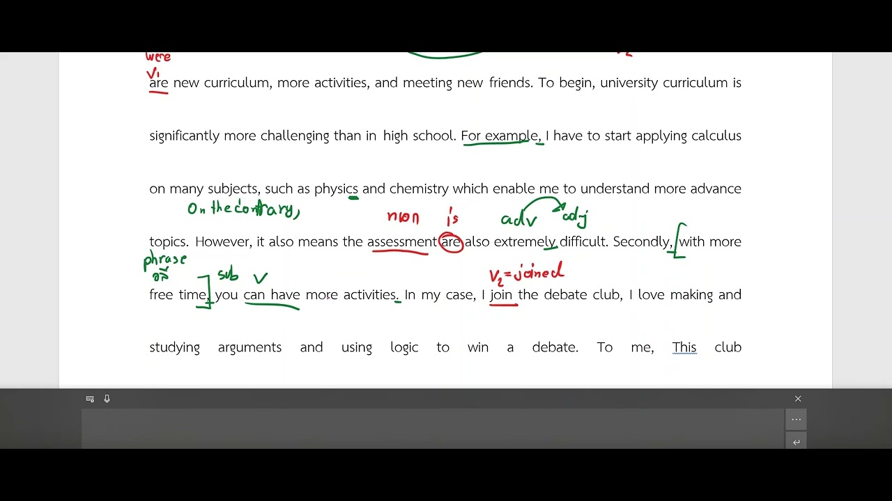 ตรวจ mock writing exam เด็กวิศวะ - YouTube